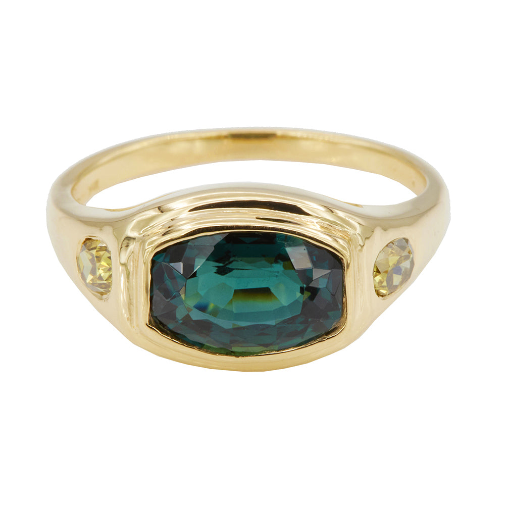 Tourmaline signet ring store